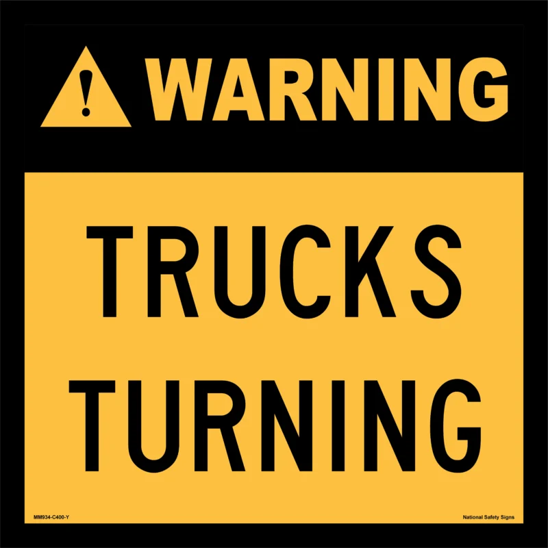 Multi Message Trucks TurningSign - Roadwork Signs online