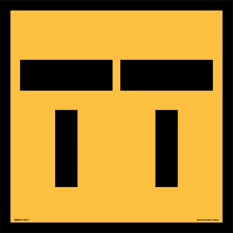 Multi Message Lane Status Sign - Both Lanes Closed Sign