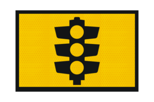 T1-30A Traffic Light sign - Boxed Edge Sign - National Traffic Signs