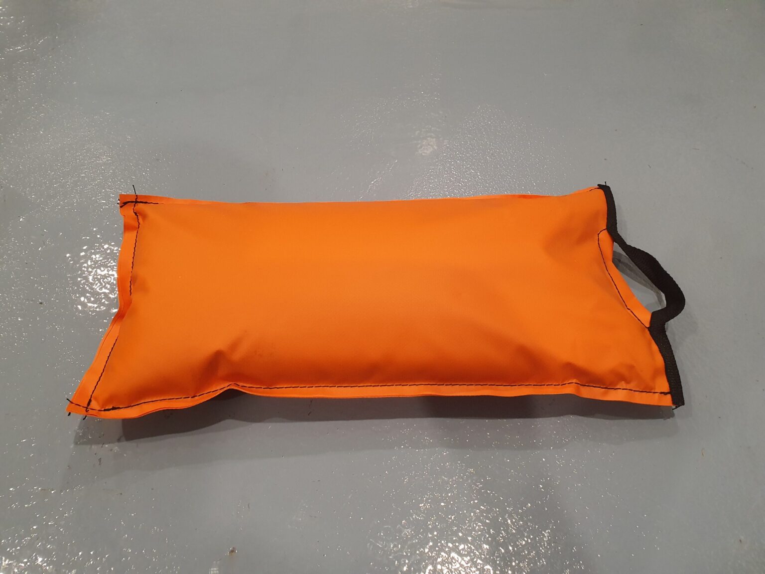 Sand Bag Orange Vinyl - Pre Filled 7kg Bag - National Traffic Signs