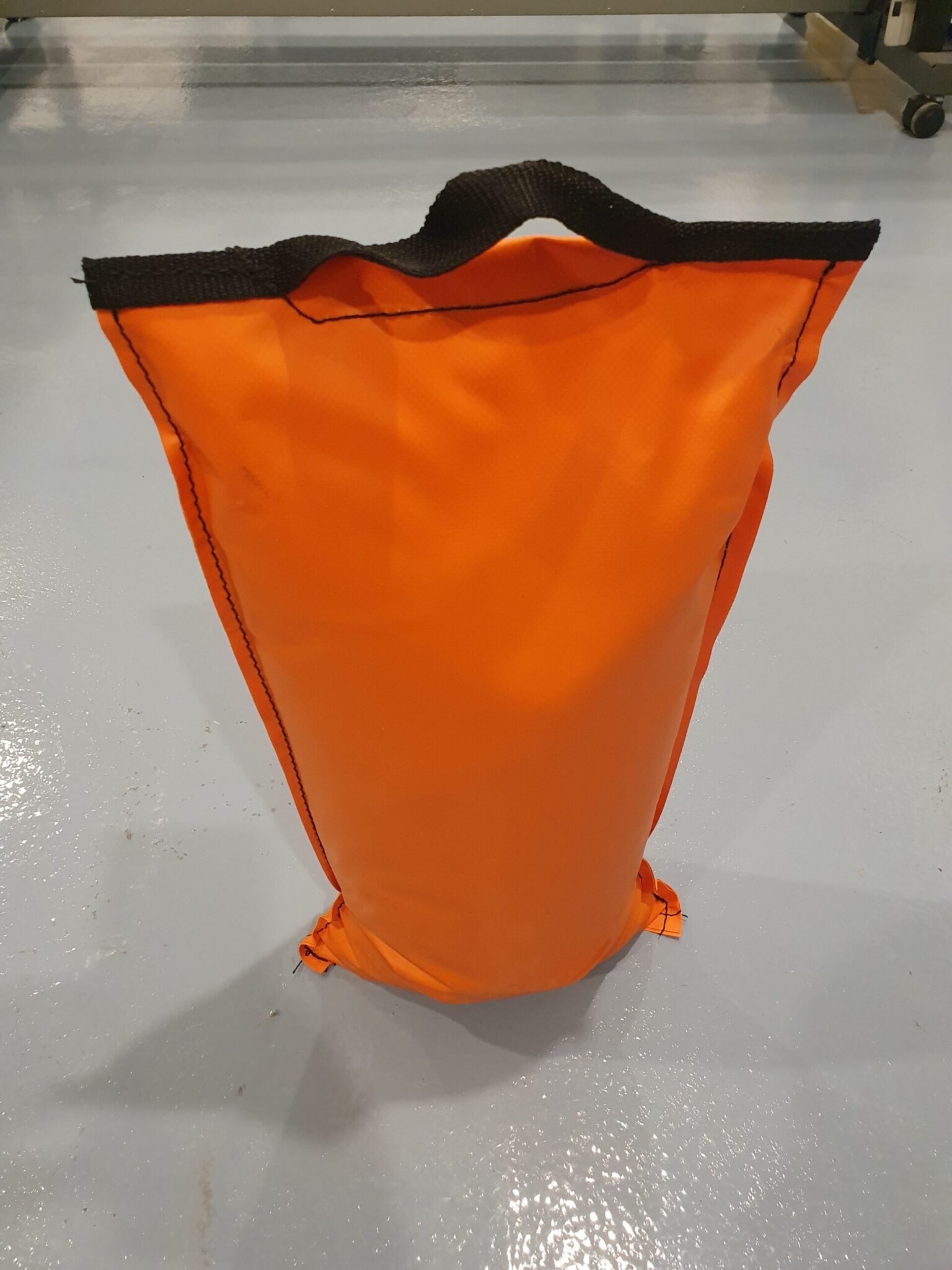 Sand Bag Orange Vinyl - Pre Filled 7kg Bag - National Traffic Signs