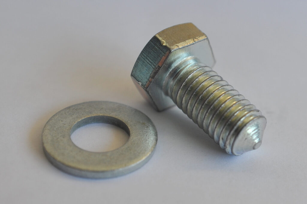 TD-1 Pole sign bracket w/ bolt & washer A4001 - National Traffic Signs