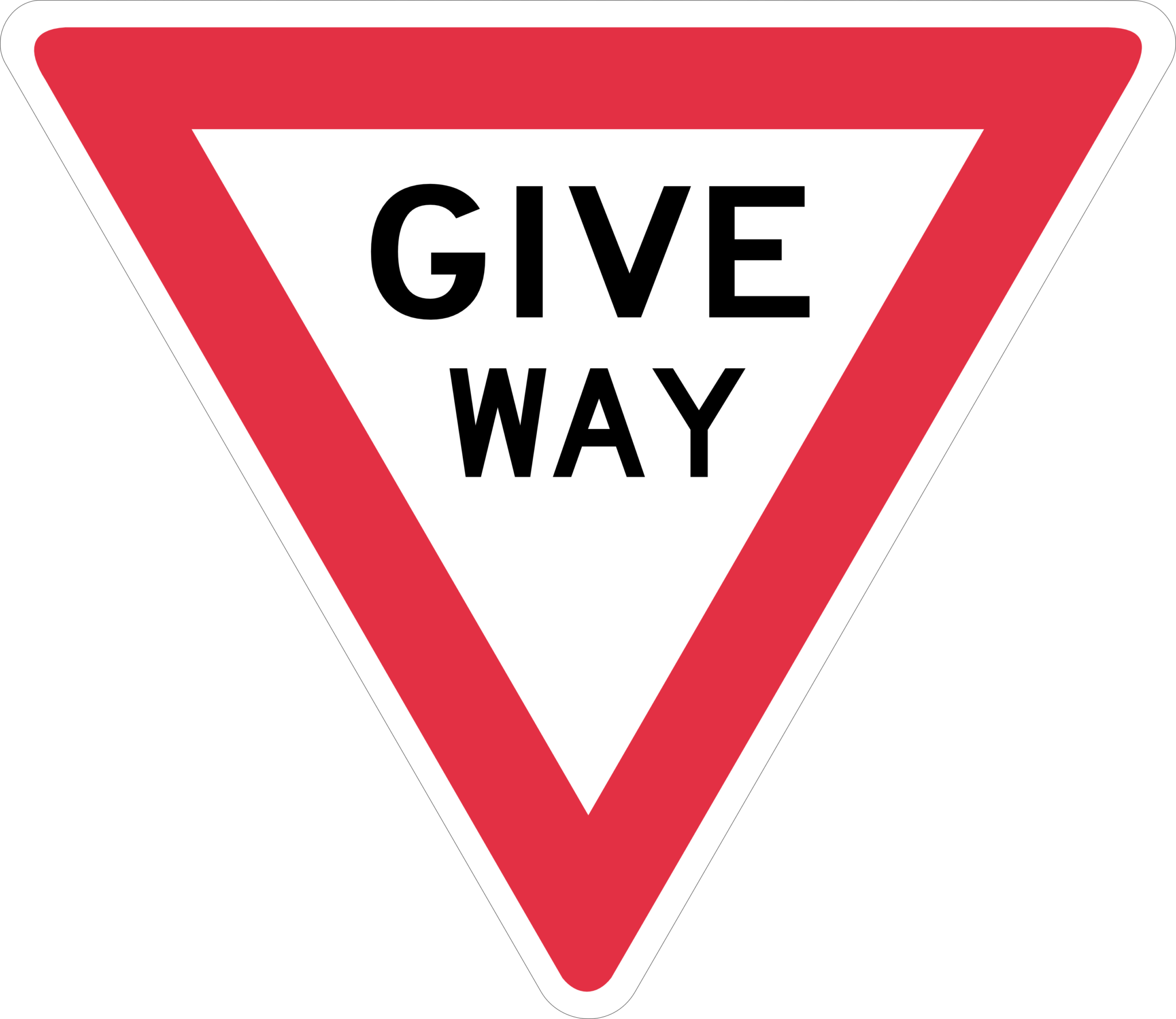 R1-2 Give Way Sign - National Traffic Signs