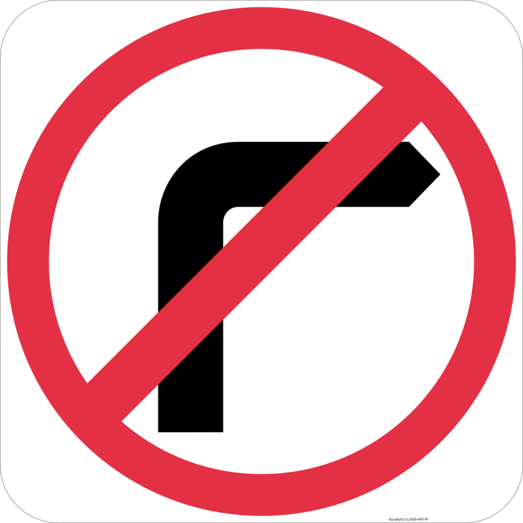 Regulatory Sign (R Series) - National Traffic Signs